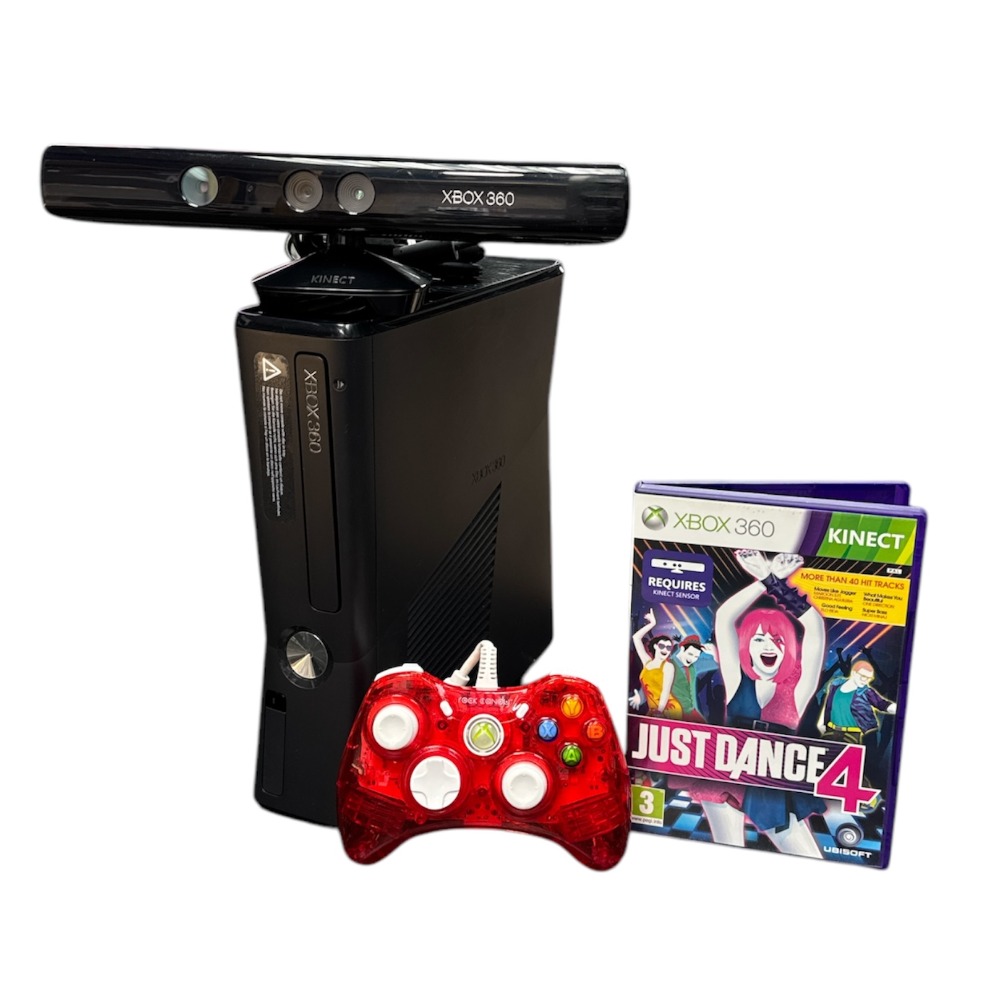 Pre-owned XBOX 360 S 4GB Kinect Console Package - Own4Less